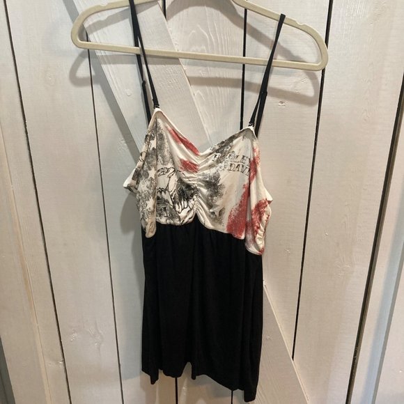 Harley-Davidson | Tops | Nwt Harley Davidson White Black Spaghetti ...